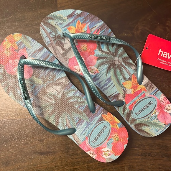 Havaianas | Shoes | Havaianas Slim Tropical Flip Flops | Poshmark